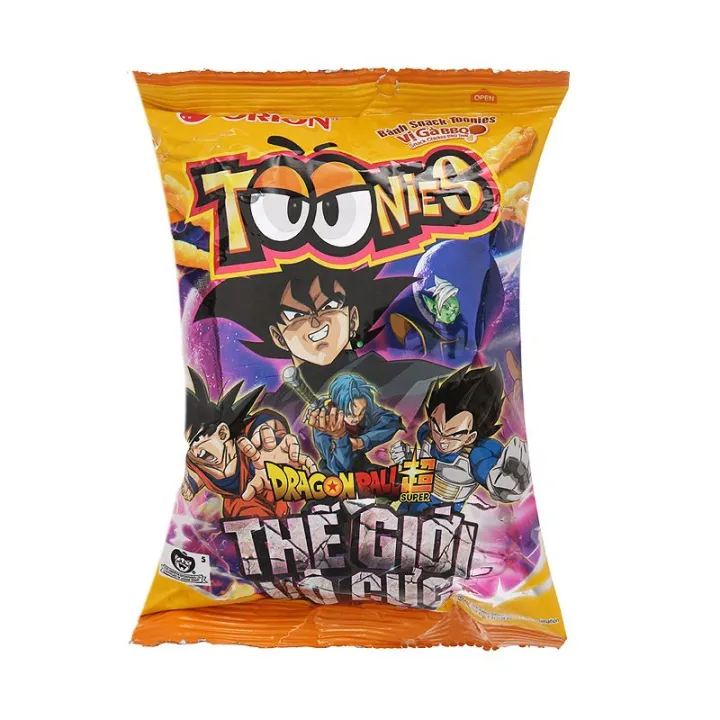 Snack Orion Toonies vị gà BBQ 38g giòn tan trong từng miếng bánh cùng ...