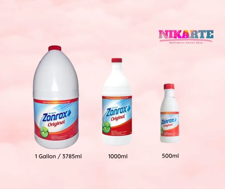 Zonrox Original Bleach - 500ml / 1000ml/ 3785ml | Lazada PH