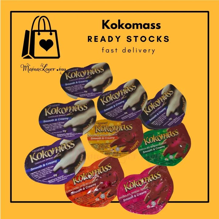 Kokomass Chocolate Paste 10g Childhood Snakcs Coklat Makanan Ringan ...