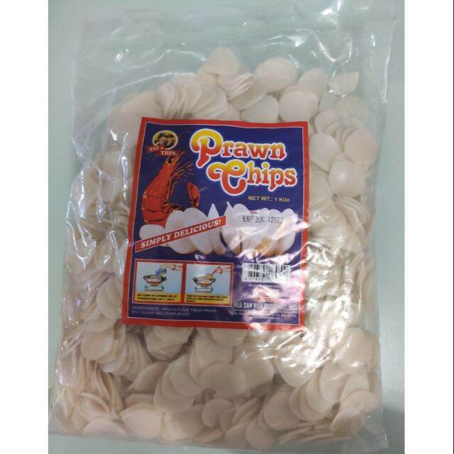 Prawn Chips/ Chicharap 1 Kilogram (PLAIN) | Lazada PH