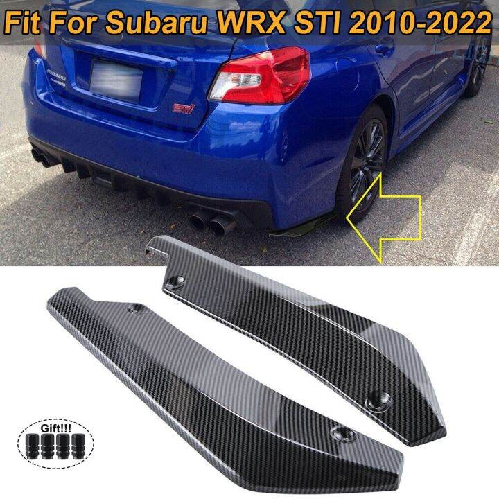 【LZ】 2PCS/SET Rear Bumper Canards Splitters Side Spoiler Valance Trim ...