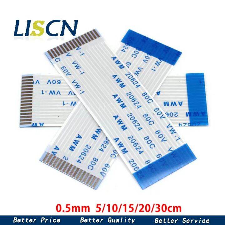 10PC FFC/FPC Ribbon Flexible Flat CABLE 0.5MM A B type 4P 6 7 8 10 12 ...