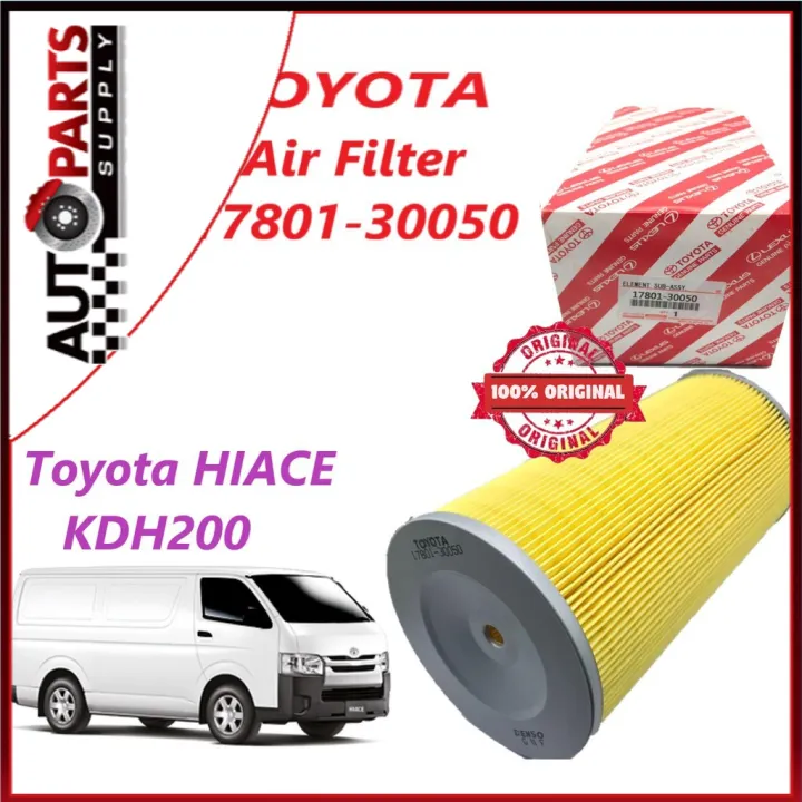 TOYOTA Air Filter 17801-30050-Toyota Hiace (2005-2015) KDH200 | Lazada