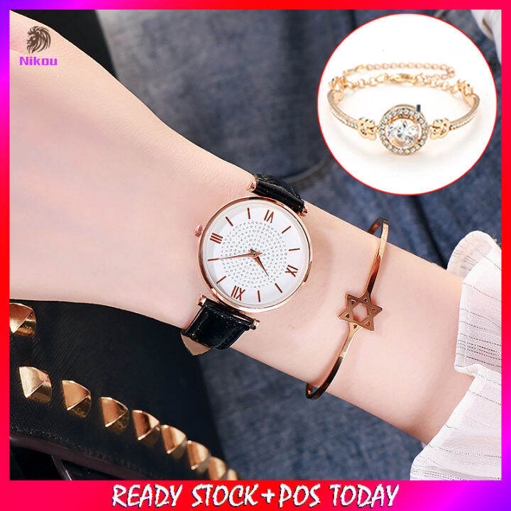 Women Sky Star Belt Fashion Quartz Watch Simple and Magnificent Watch ...