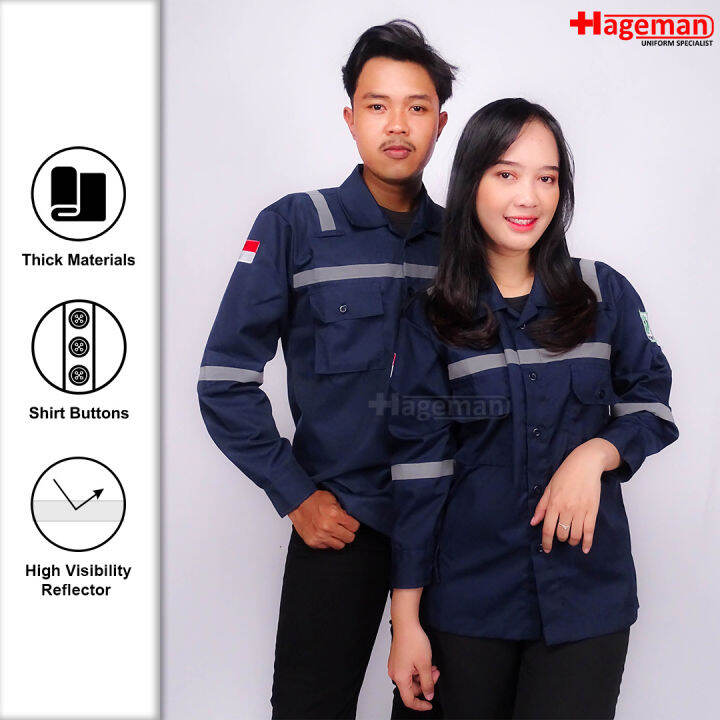 Hageman - Wearpack Safety Warna Biru Dongker / Navy / Wearpack One ...