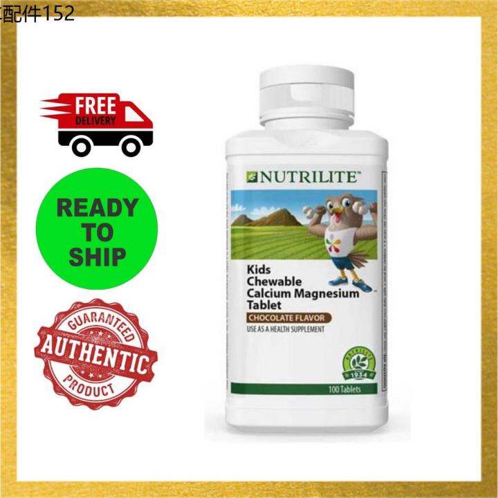 vitamin Amway Nutrilite Kids Chewable Calcium Magnesium Tablet - 100 ...