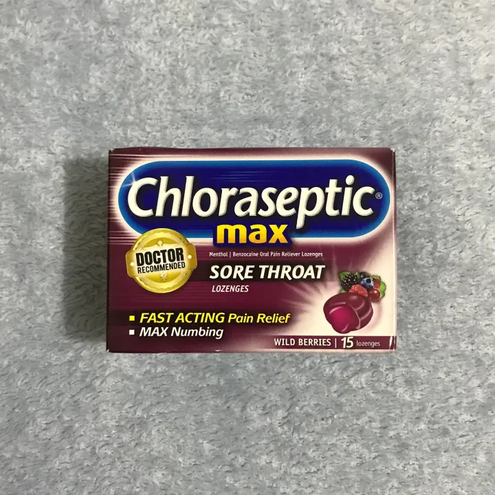 Authentic Chloraseptic Max Sore Throat Wild Berries | Lazada PH
