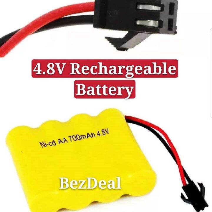 4.8V 700mAH Rc Car Rechargeable Battery | Lazada