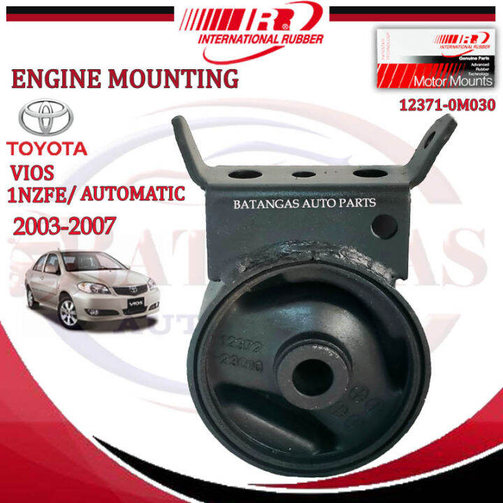 ENGINE SUPPORT (REAR) TOYOTA VIOS 1NZFE AUTOMATIC 2003-2007 PN: 12371 ...