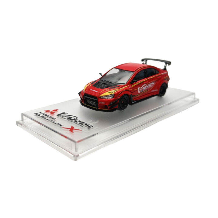 CM Model 1/64 Mitsubishi Lancer Evolution X CZ4A Wide Body Ver. 2 (Red ...