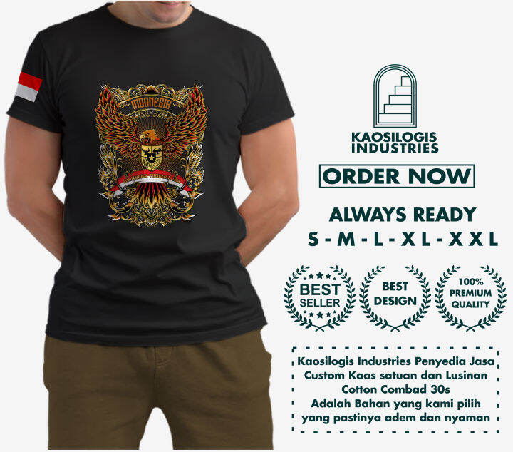 Kaos Garuda Simbol Negara Special Edition Hut Ri Ke 78 2023 Bhineka ...