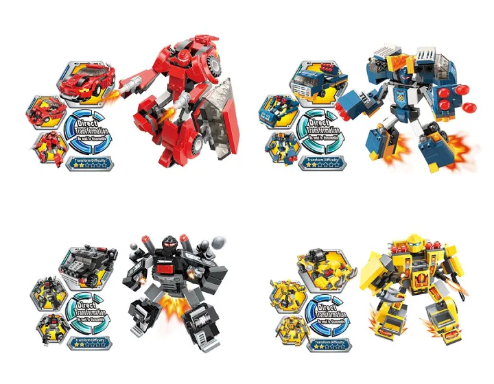 QMAN Blast Ranger Direct Transformation - Collect 4 Assortment | Lazada PH