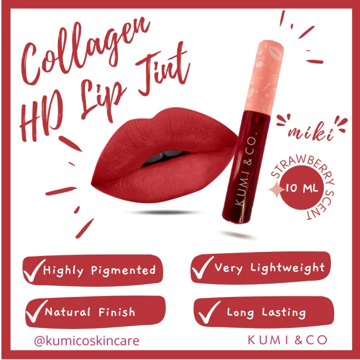 Kumi & Co Miki Collagen HD Lip Tint 10ML | Lazada PH