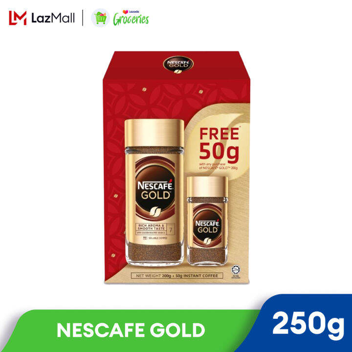 NESCAFE GOLD Jar 200g Free 50g | Lazada