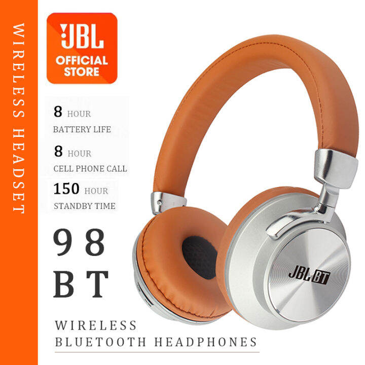 【3 Month Warranty】Original JBL 98BT Wireless Headphone Bluetooth Earphone 5.0 Bass Stereo ...