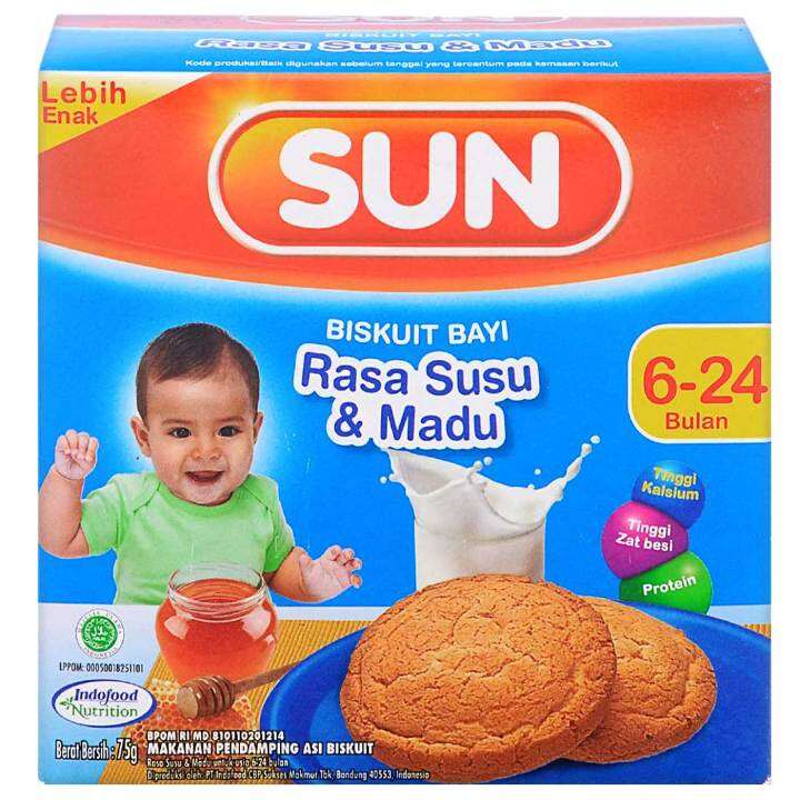 Sun Baby Rusk Susu Madu 75 gr | Lazada Indonesia