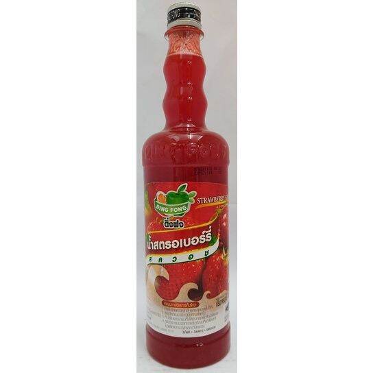 Ding Fong Syrup Strawberry | Lazada