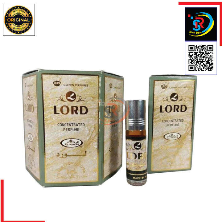 LORD Attar 6ML Roll on. Free from Alcohol | Lazada
