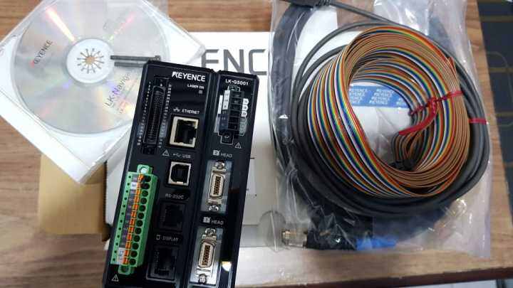 Keyence LK-G5001 Laser Displacement Controller With LK-H008 Sensor Head ...