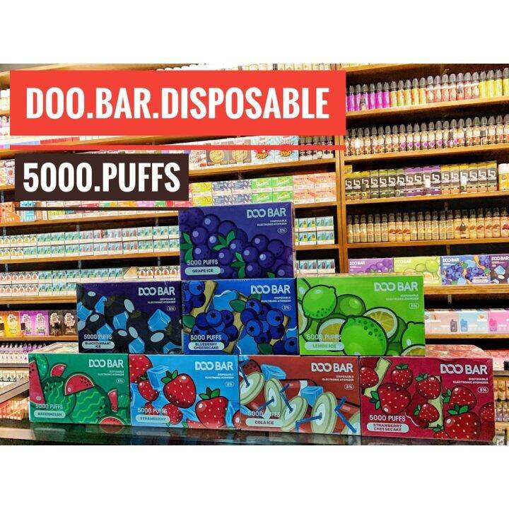 Doobar Disposable Pod System 5000puffs Rechargeable Nicotine Level 5 ...