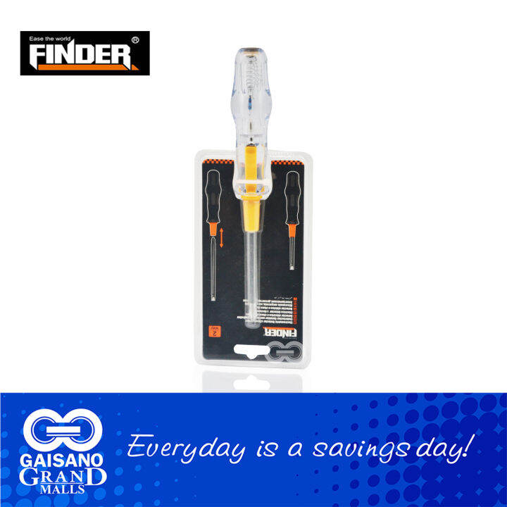 FINDER 2-way Electrometric Detector and Screwdriver 433 Gaisano Grand ...