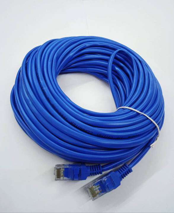 CableLAN UTP cat5 สายแลนด์แบบสำเร็จ 20เมตร เข้าหัวแล้ว สายสัญญาน ...