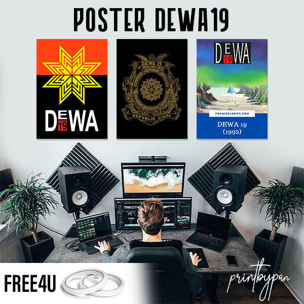 Poster Band DEWA 19 - Poster Dinding Aesthetic - Poster Band Metal Rock ...
