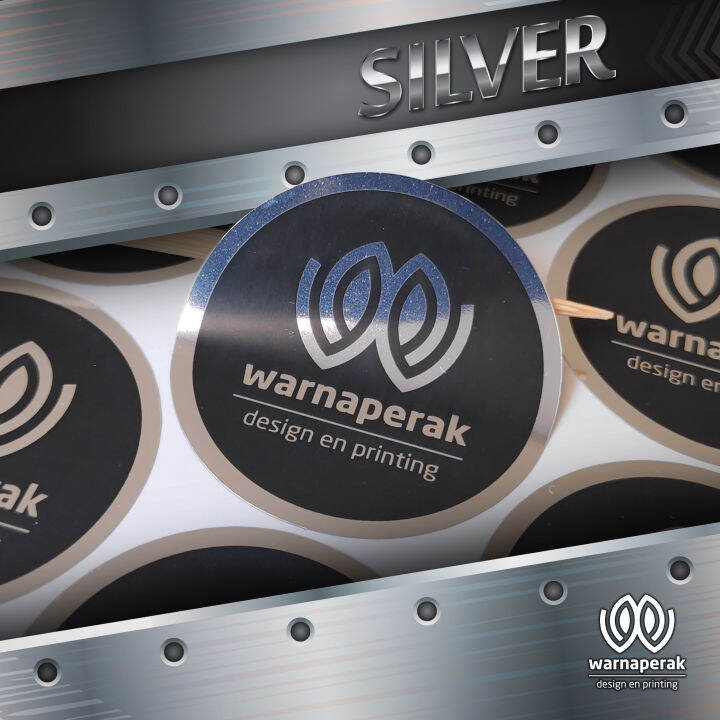 CETAK STICKER SILVER METALIZE - CETAK STIKER METALIK SILVER A3 ...