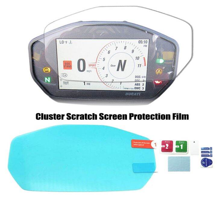 Motorcycle Cluster Scratch Screen Protection Film For Ducati ...