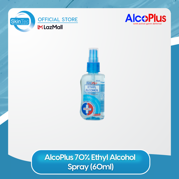 Alcoplus Blue 70% Ethyl Alcohol Spray (60ml) | Lazada PH