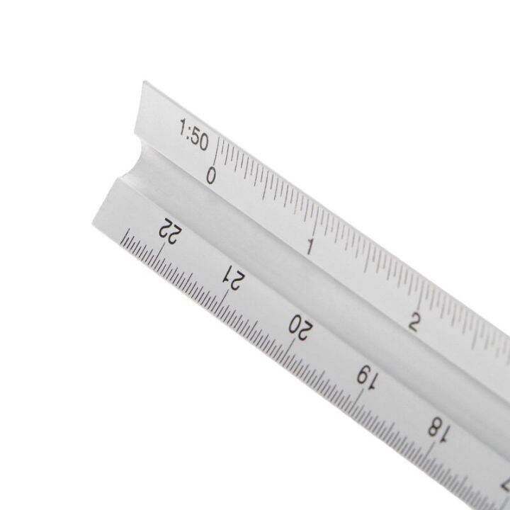 【Worth-Buy】 30cm Aluminium Metal Triangle Scale Architect Engineer ...