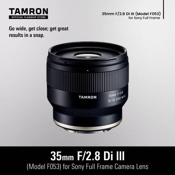 Tamron F053 35 mm F/2.8 Di lll for Sony Full Frame Camera Lens | Lazada PH