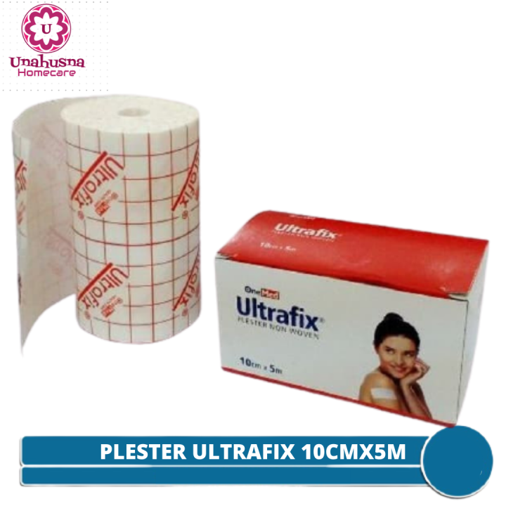 Ultrafix 10 cm x 5 m Onemed Plester Luka Ultrafix 10cm x 5cm Non Woven/plester/plester luka ...