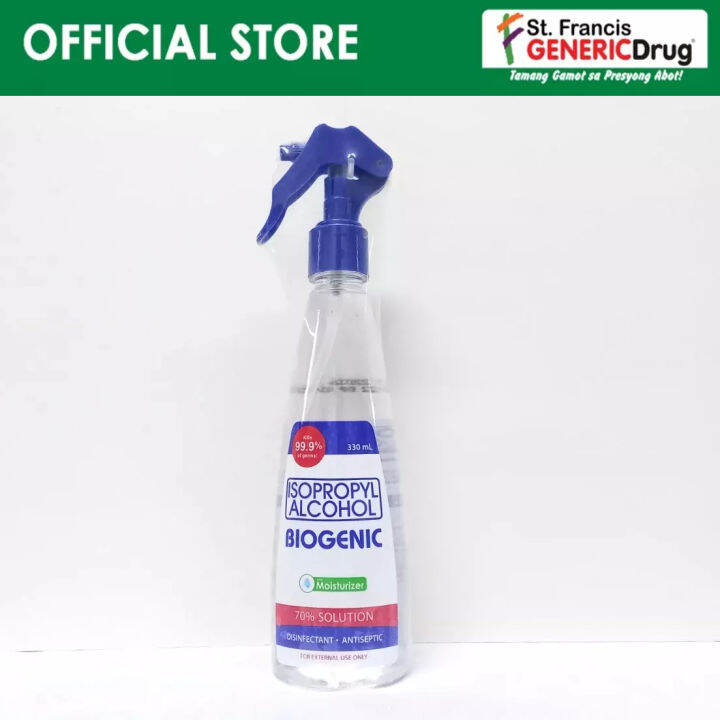 Biogenic Isopropyl Alcohol 70% Solution 330mL | Lazada PH