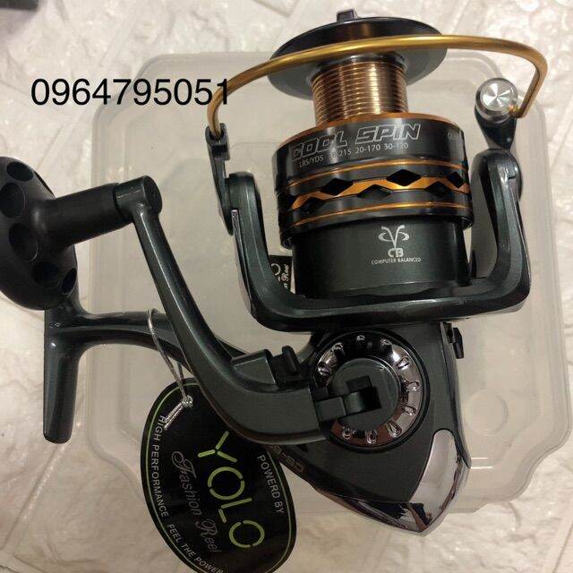 máy câu kim loại YOLO COOL SPIN -CS 6000 (cam kết đổi trả trong 2 tuần ...
