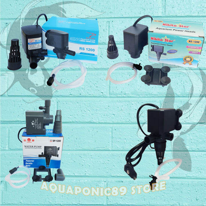Power Head Pompa Air Celup 1200 Tanpa Kuras Aquarium Original Aksesoris ...