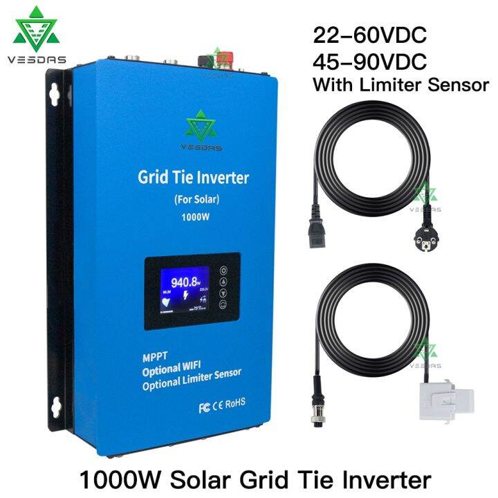 1000W MPPT Solar Grid Tie Inverter With Limiter Sensor Micro Inversor ...
