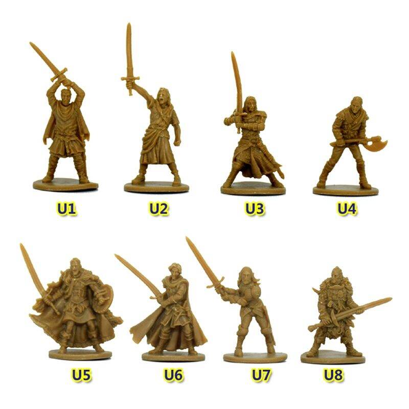 TRPG board game Zombicide miniature green horde orc human heroes ...