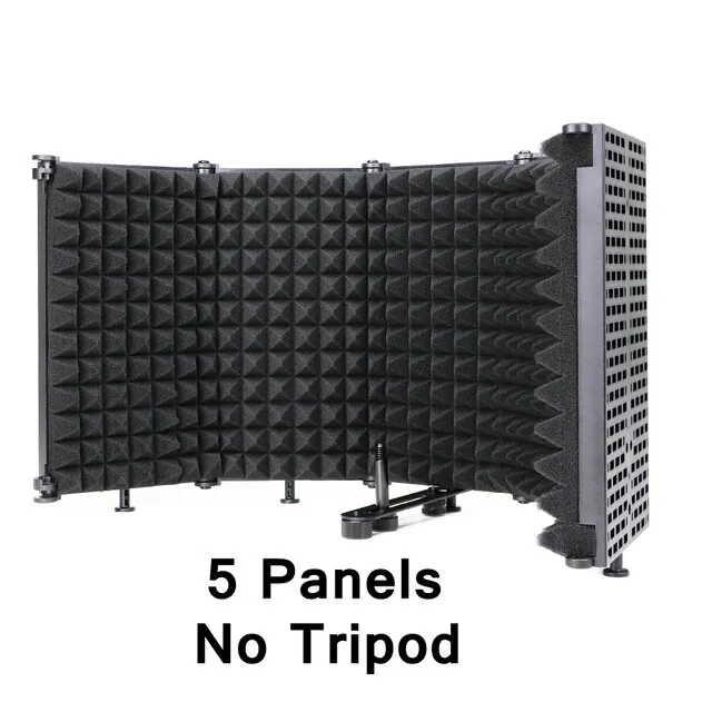 คอนเดนเซอร์ไมโครโฟน Pop Filter Isolation Shield พร้อมขาตั้งไมโครโฟน