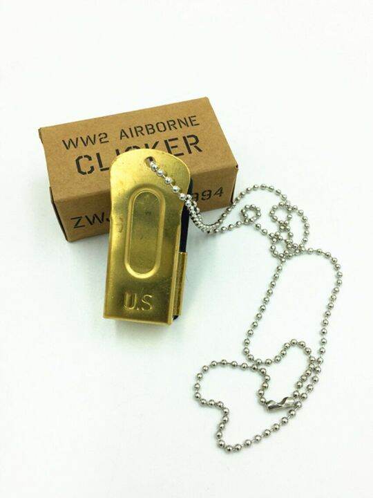 WWII WW2 US Army Airborne CRICKET CLICKER American D-Day Para Air Force ...