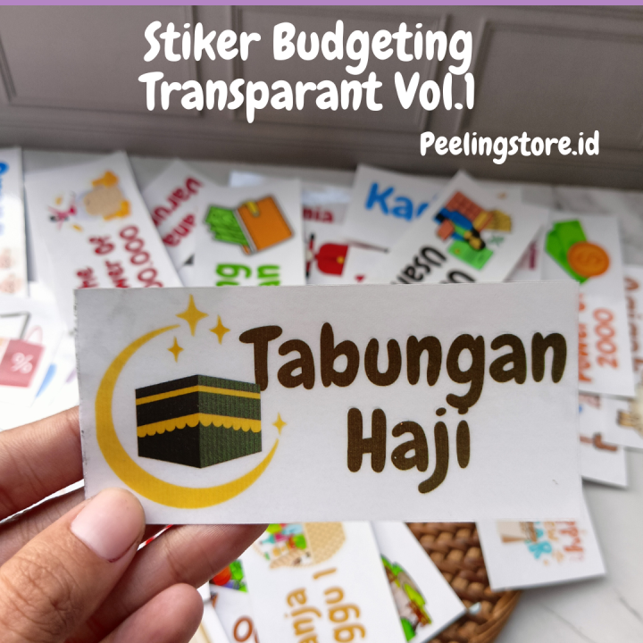 STIKER BUDGETING TRANSPARAN VOL. 1 | Lazada Indonesia