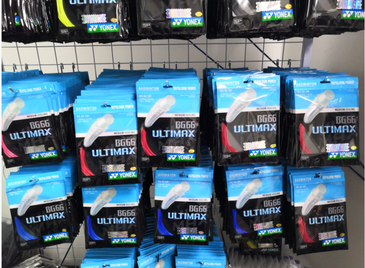 Yonex Badminton Racket Strings BG66 ULTIMAX Strings High Elasticity 26 ...