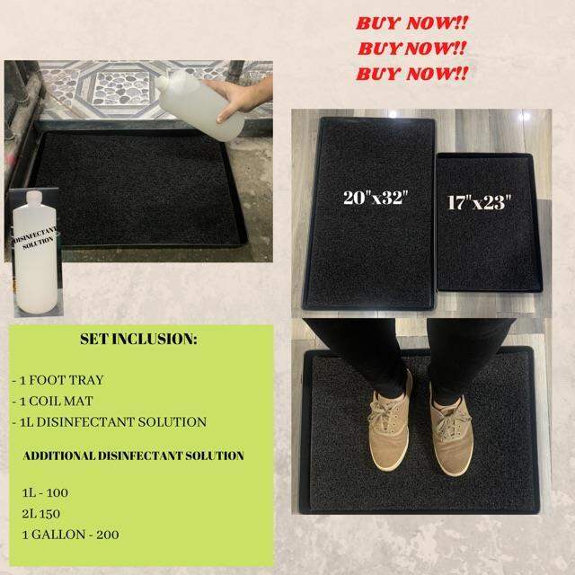 Disinfecting foot tray / shoe sole cleaner | Lazada PH