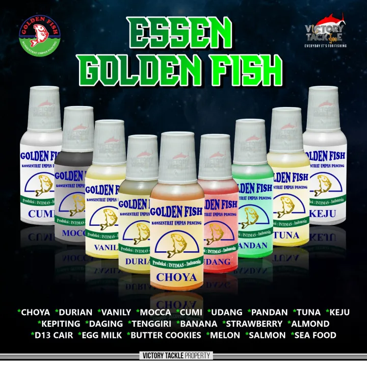 ESSEN GOLDEN FISH KEMASAN 15 ML ESSEN PANCING AROMA GURIH & AMISAN ...