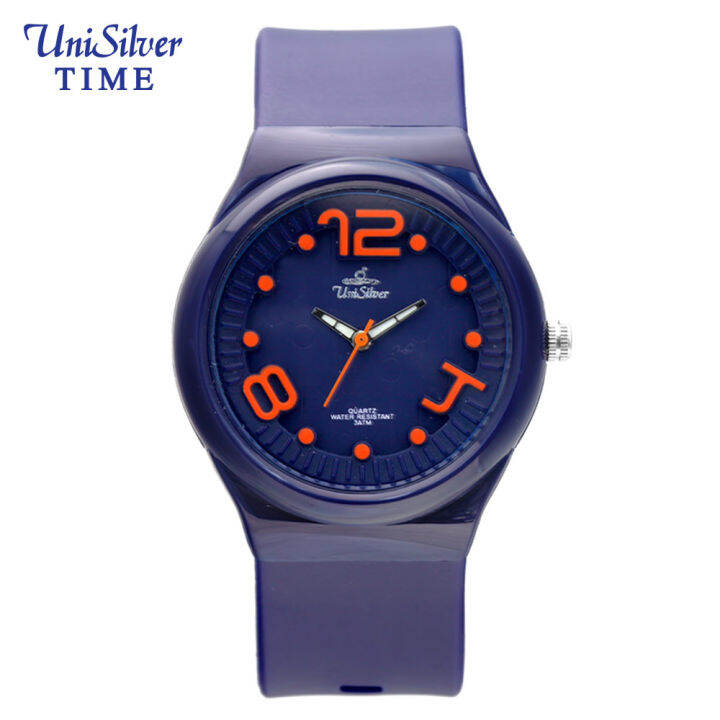 UniSilver TIME Polka Top FLXY Women's Dark Teal Watch KW1468-2105 ...