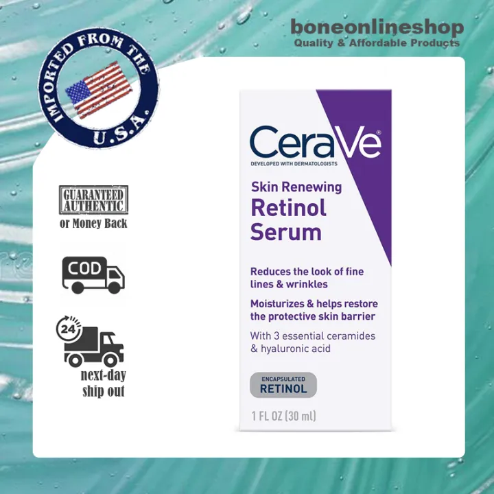 CeraVe Anti Aging Retinol Serum | 1 Ounce | Cream Serum for Smoothing ...
