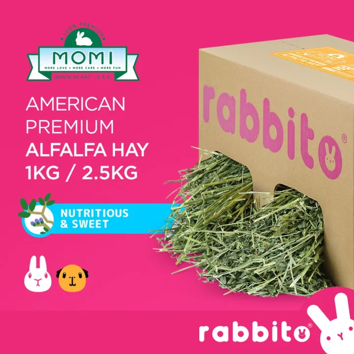 magagandang deal MOMI American Premium Alfalfa Hay 1KG2.5KG for rabbits ...