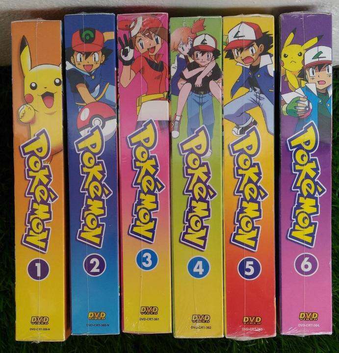 Pokemon Part 1 Series Box 1~6 (Eps 1~275 End) Anime DVD Cantonese audio ...