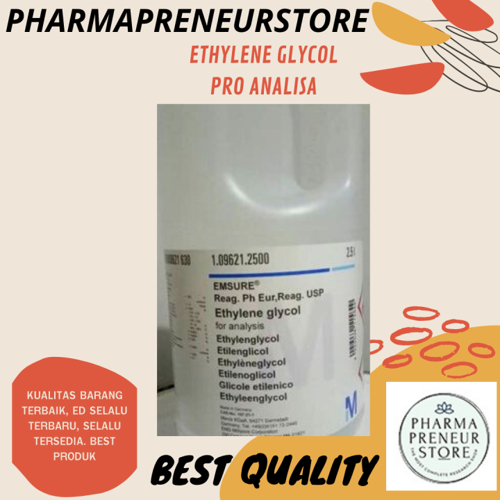 ETHYLENE GLYCOL / ETILEN GLIKOL PRO ANALISA 50 ML DAN 100 ML KEMASAN ...