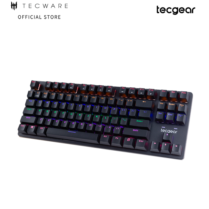 Tecgear CONTROL 87-Key Wireless RGB Mechanical Keyboard Black | Lazada